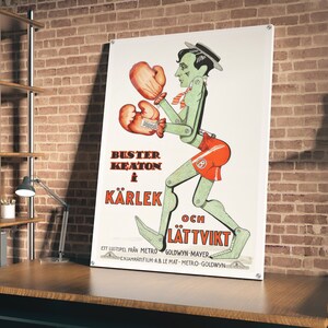 Battling Butler Swedish Acrylic Decor, Amazing Wall Art of This Cinema ...