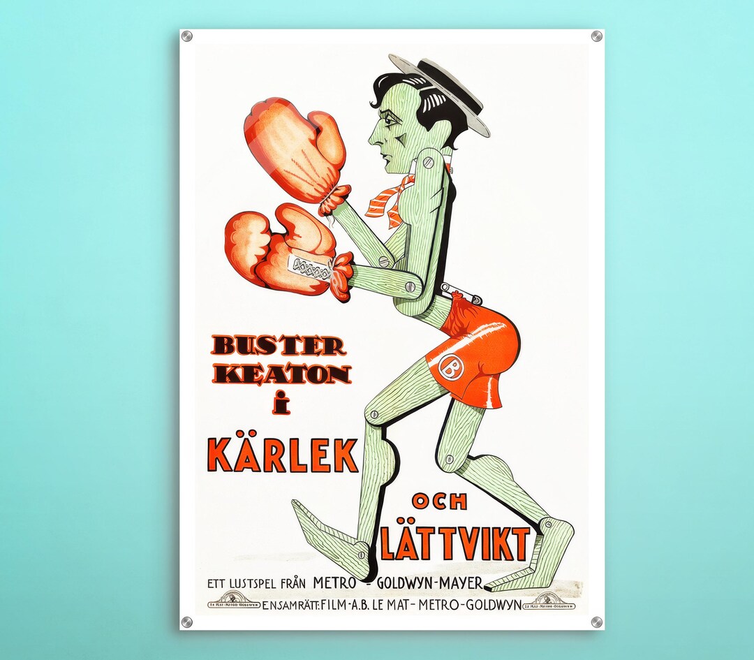Battling Butler Swedish Acrylic Decor, Amazing Wall Art of This Cinema ...