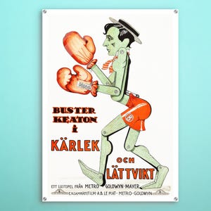 Battling Butler Swedish Acrylic Decor, Amazing Wall Art of This Cinema ...