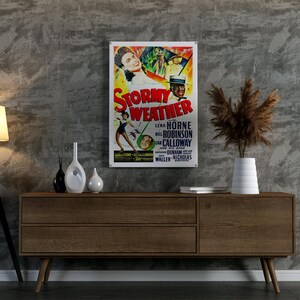 Stormy Weather American Acrylic Poster, Great Wall Art of This Cinema ...