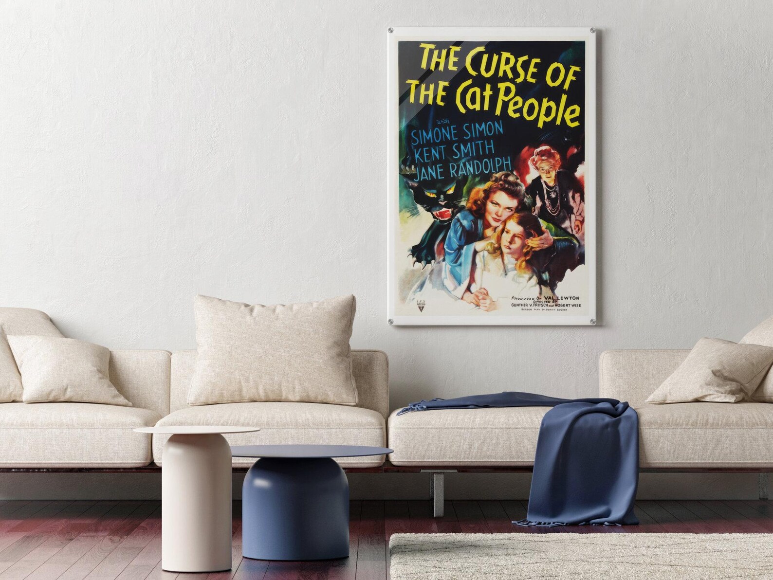 The Curse of the Cat People American Acrylic Poster, Iconic Vintage ...
