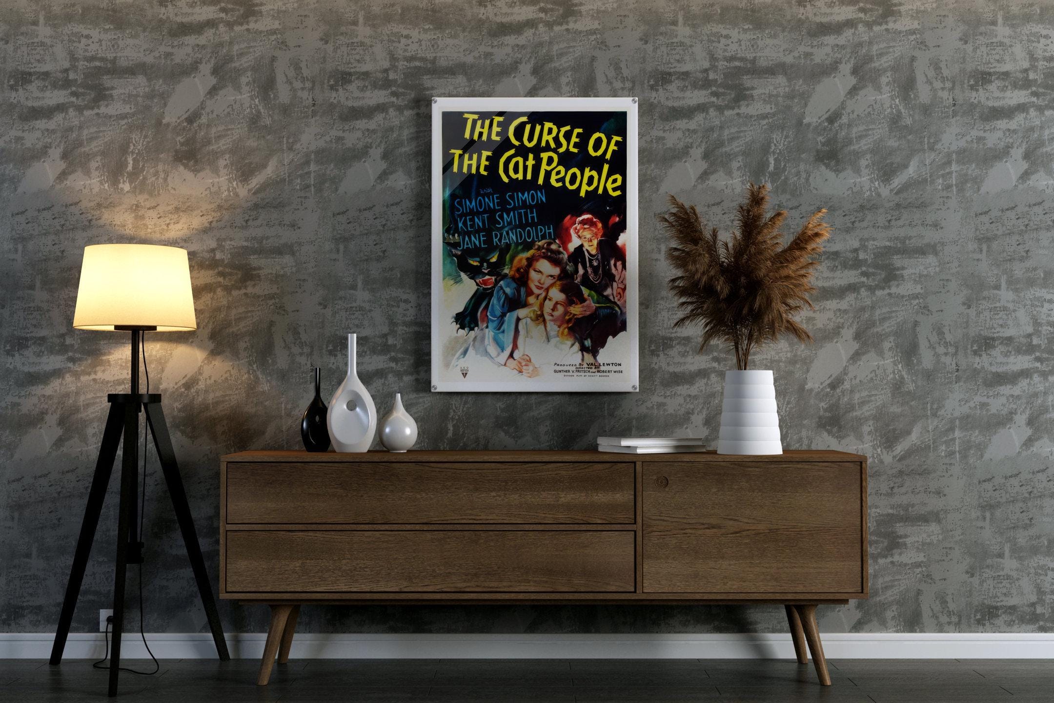 The Curse of the Cat People American Acrylic Poster, Iconic Vintage ...