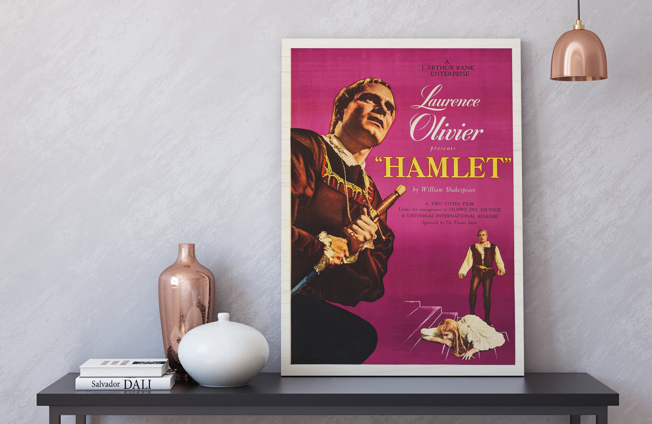 Hamlet American Wooden Poster, Iconic Movie Vintage-inspired Poster ...