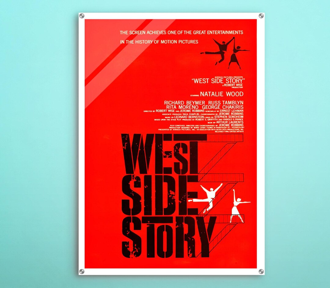 West Side Story American Acrylic Poster, Classic Wall Art of This Magic ...
