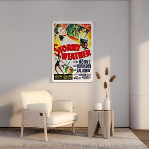 Stormy Weather American Acrylic Poster, Great Wall Art of This Cinema ...