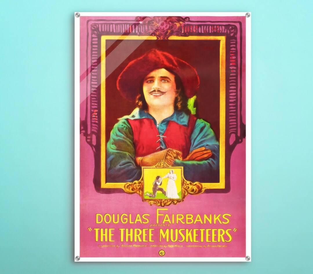 The Three Musketeers American Acrylic Poster, Great Wall Art of This ...