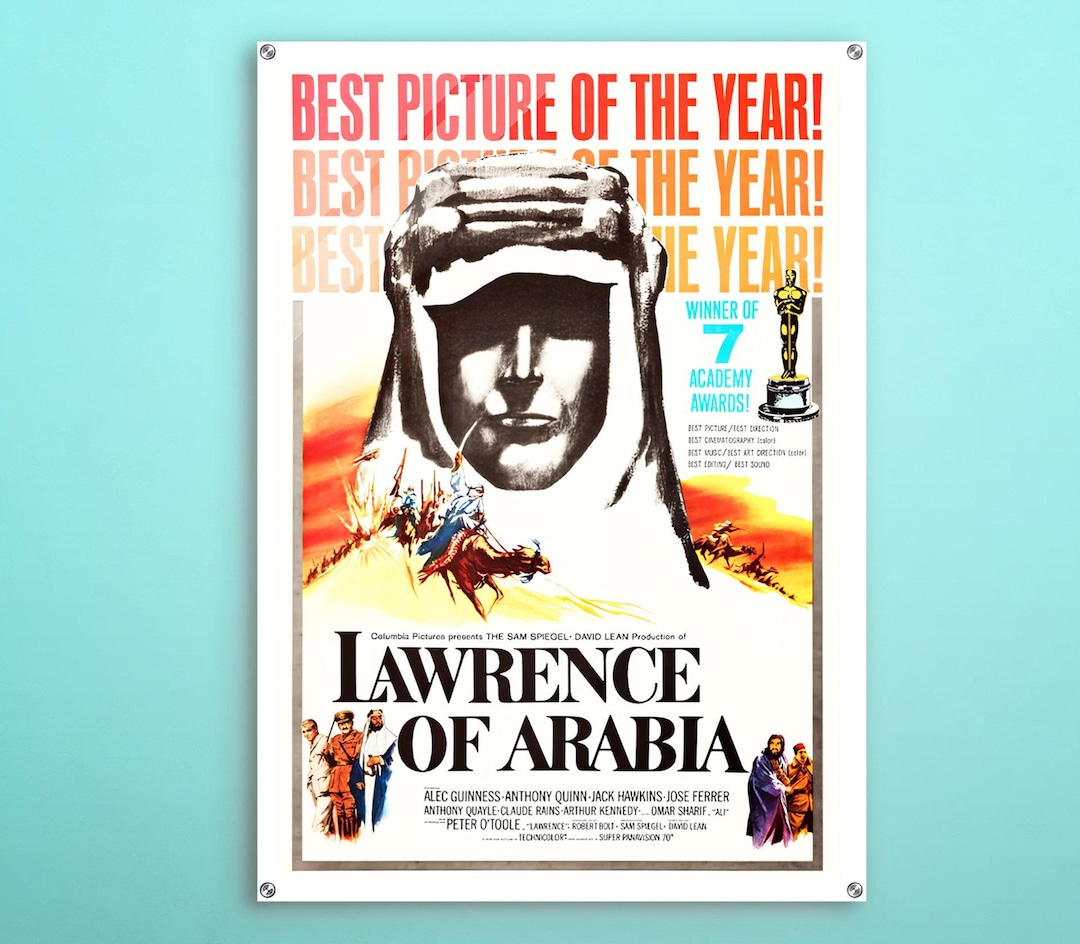 Lawrence of Arabia American Acrylic Poster, Great Wall Art of This ...