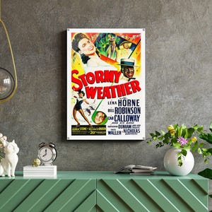 Stormy Weather American Acrylic Poster, Great Wall Art of This Cinema ...