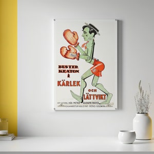 Battling Butler Swedish Acrylic Decor, Amazing Wall Art of This Cinema ...