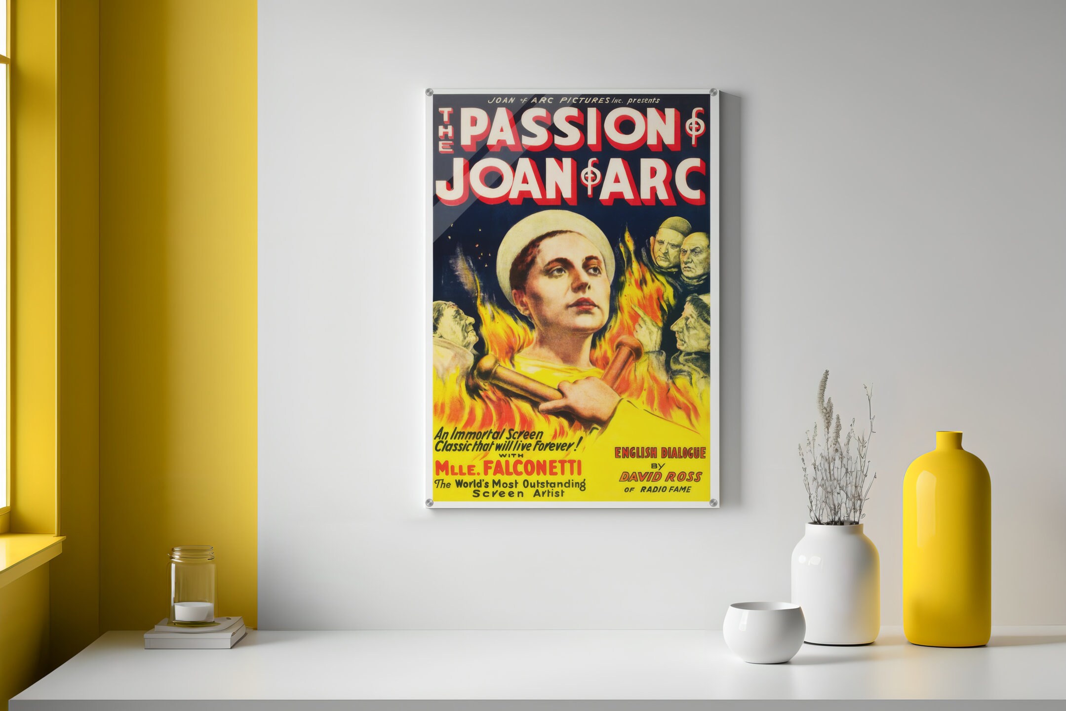 The Passion of Joan of Arc American Acrylic Print, Vintage-inspired ...