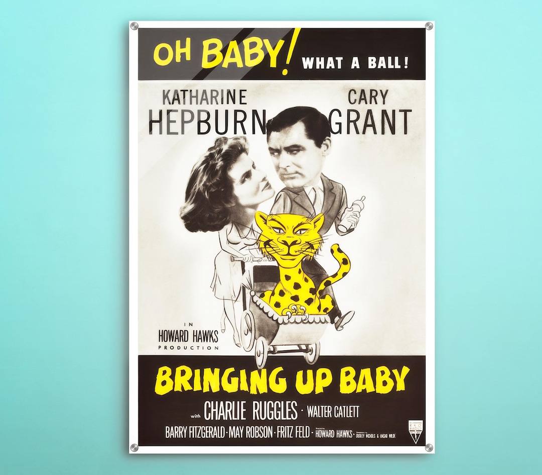 Bringing up Baby American Acrylic Poster, Great Wall Art of This Cinema ...