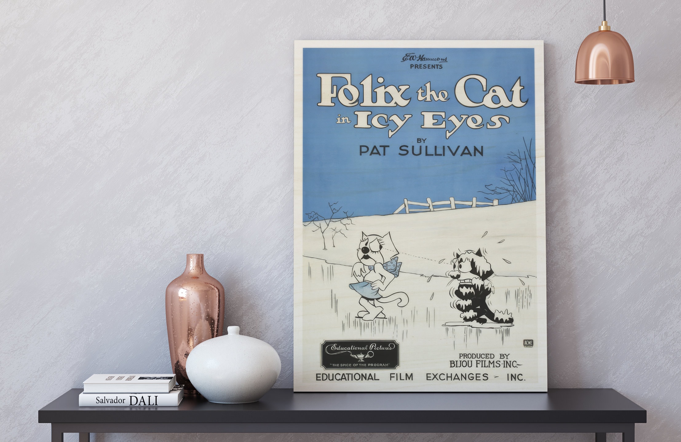 Felix the Cat American Wooden Poster, Premium Fan Art of This Cinema ...