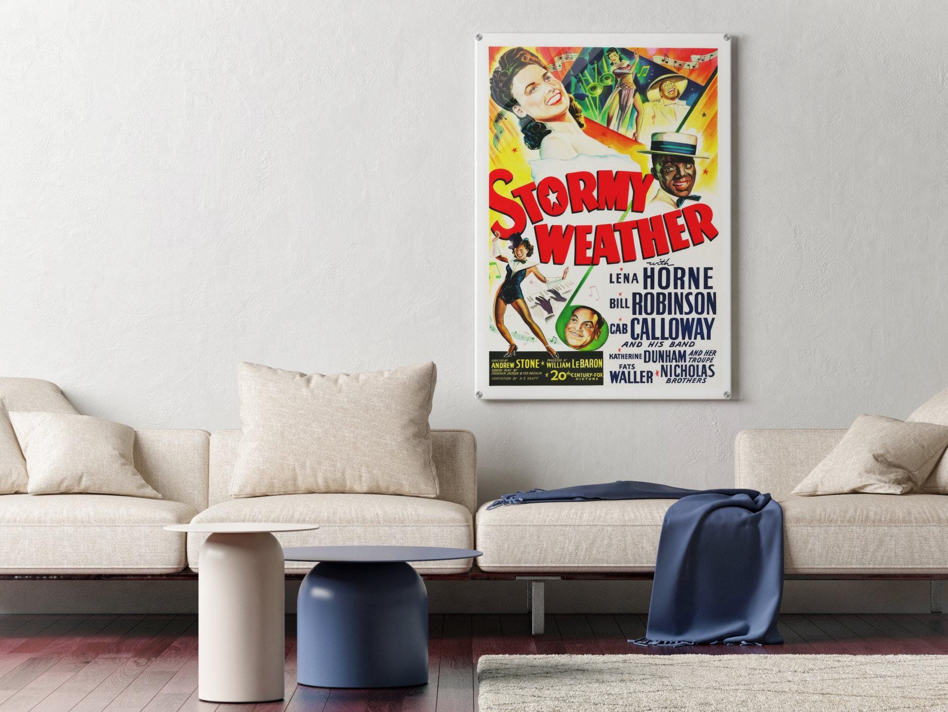 Stormy Weather American Acrylic Poster, Great Wall Art of This Cinema ...