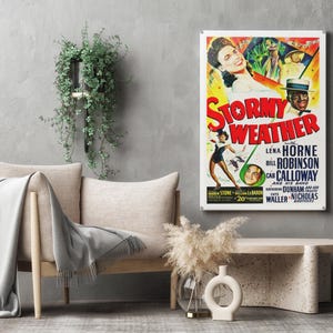 Stormy Weather American Acrylic Poster, Great Wall Art of This Cinema ...