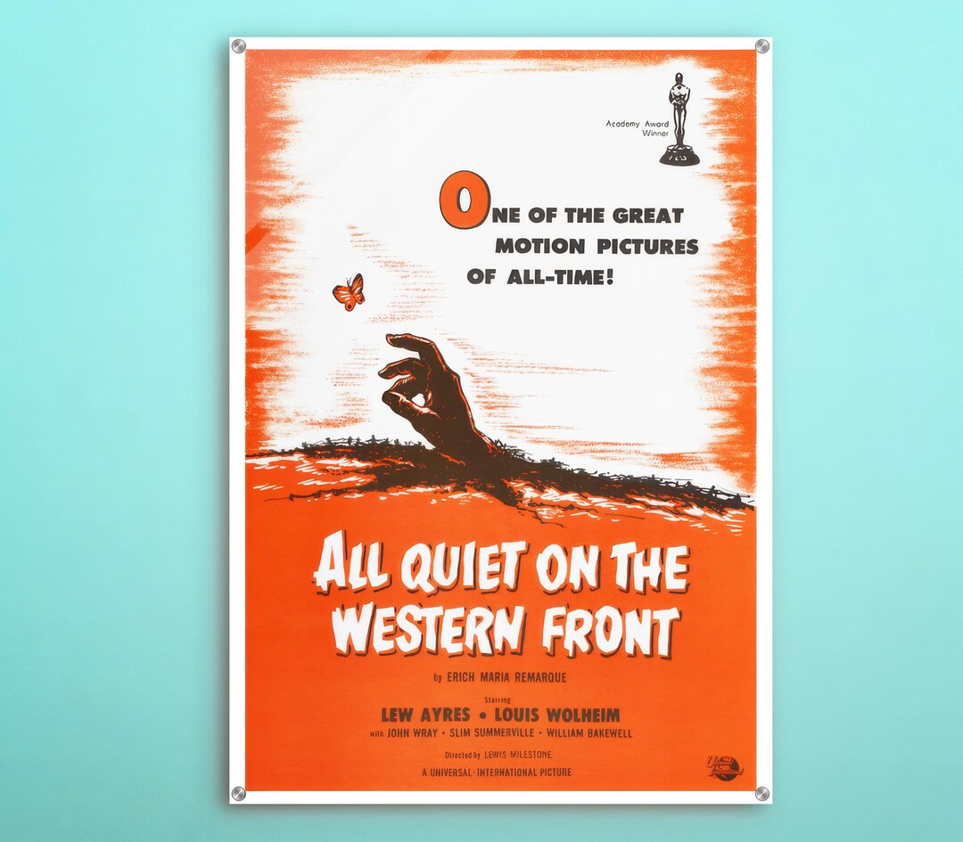 All Quiet on the Western Front American Acrylic Poster, High-quality ...