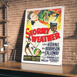 Stormy Weather American Acrylic Poster, Great Wall Art of This Cinema ...