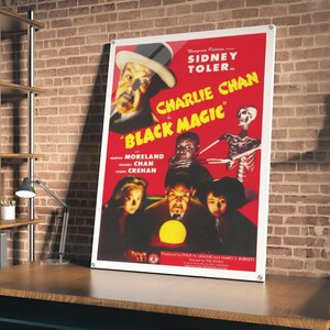 Black Magic American Acrylic Poster, Great Movie Wall Art of This ...