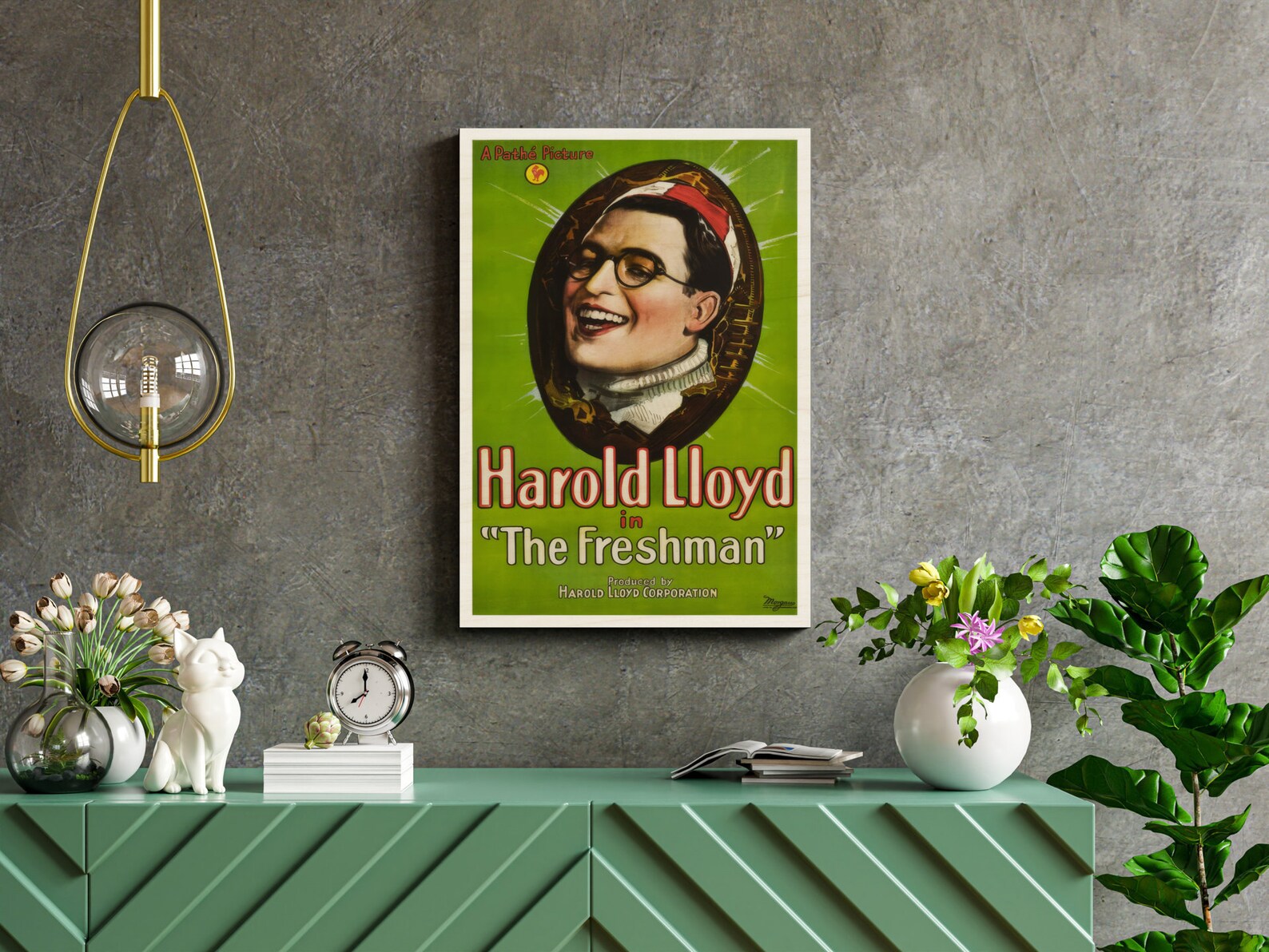 The Freshman American Wooden Poster, Retro Movie Decor Art of This ...
