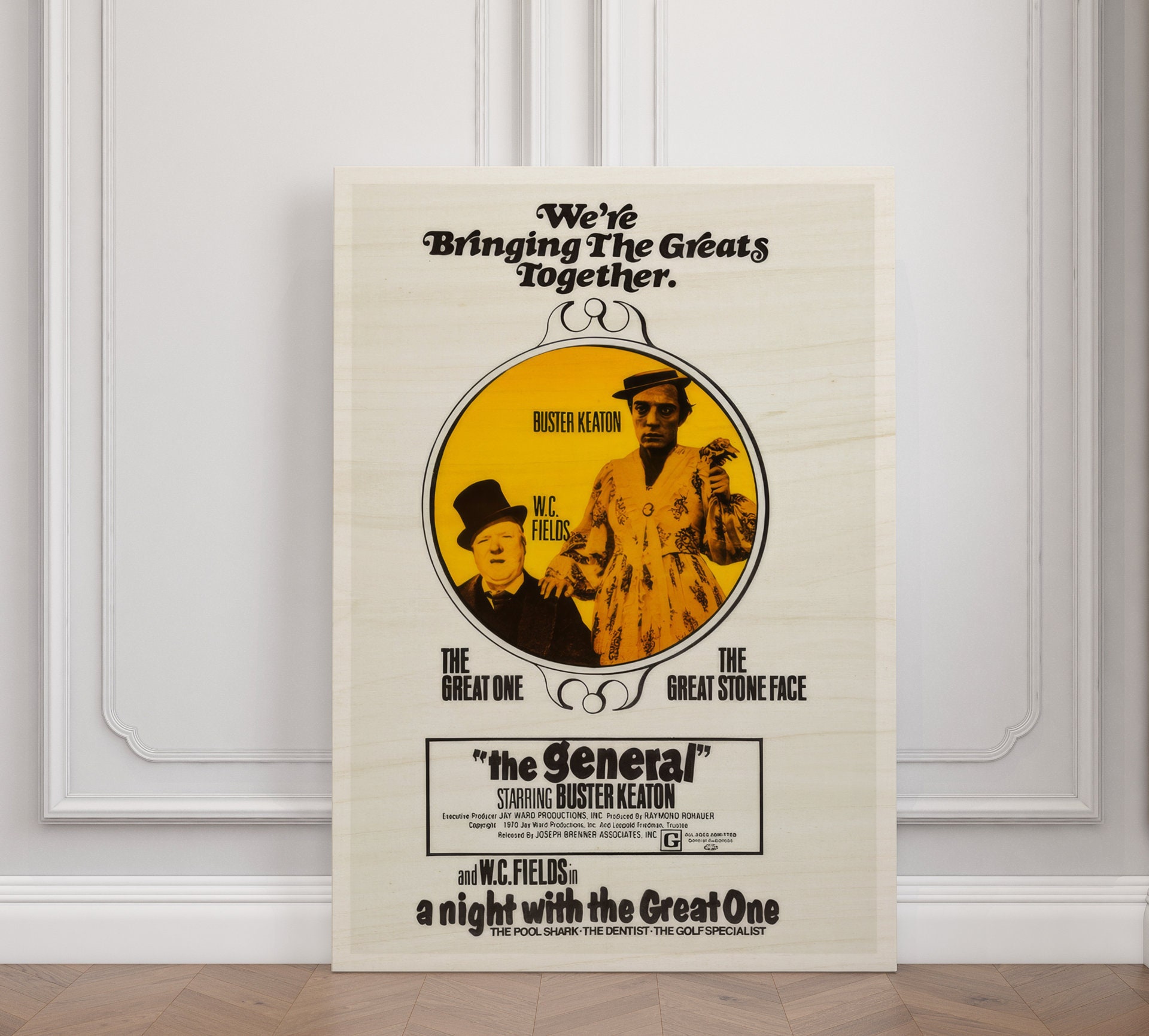 The General American Wooden Poster, High-quality Movie Print of This ...