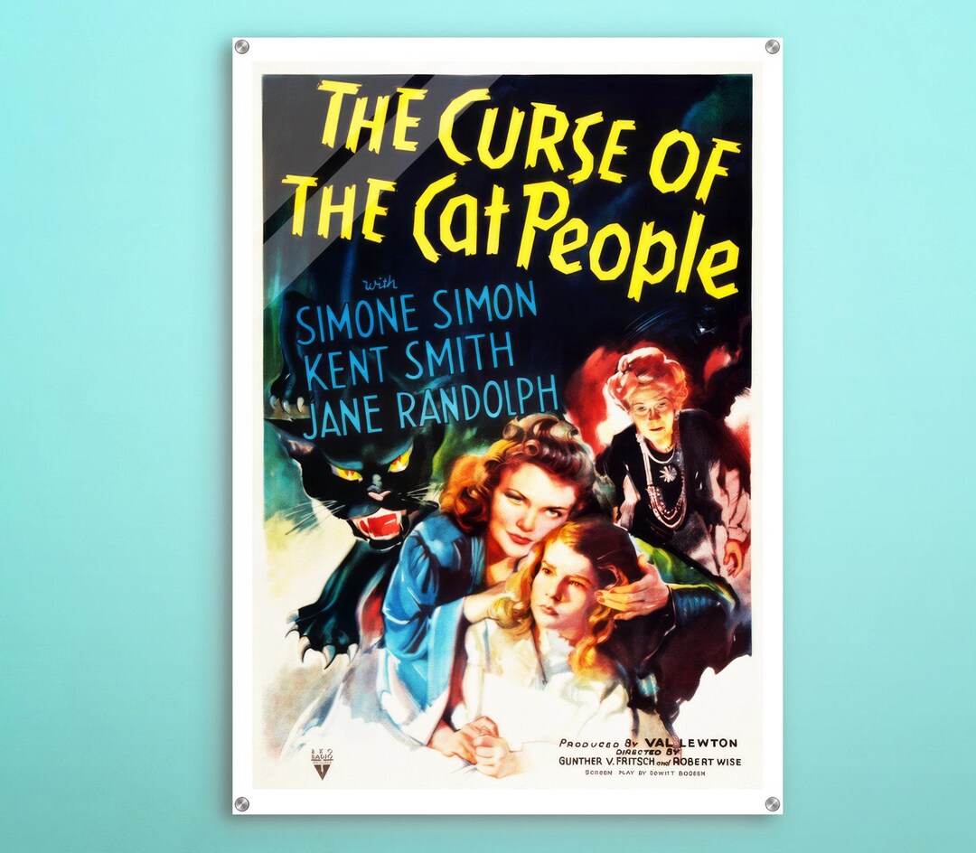 The Curse of the Cat People American Acrylic Poster, Iconic Vintage ...