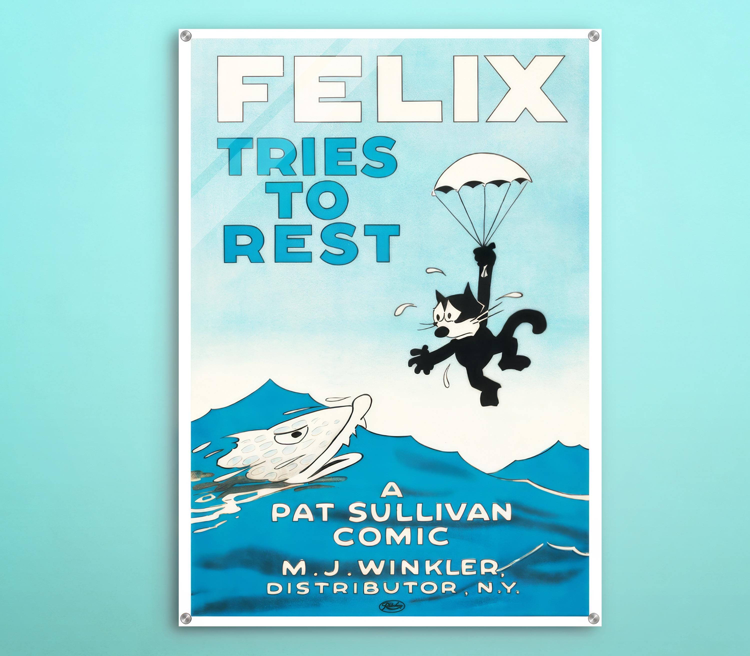 Felix the Cat American Acrylic Poster, Iconic Vintage-inspired Poster ...