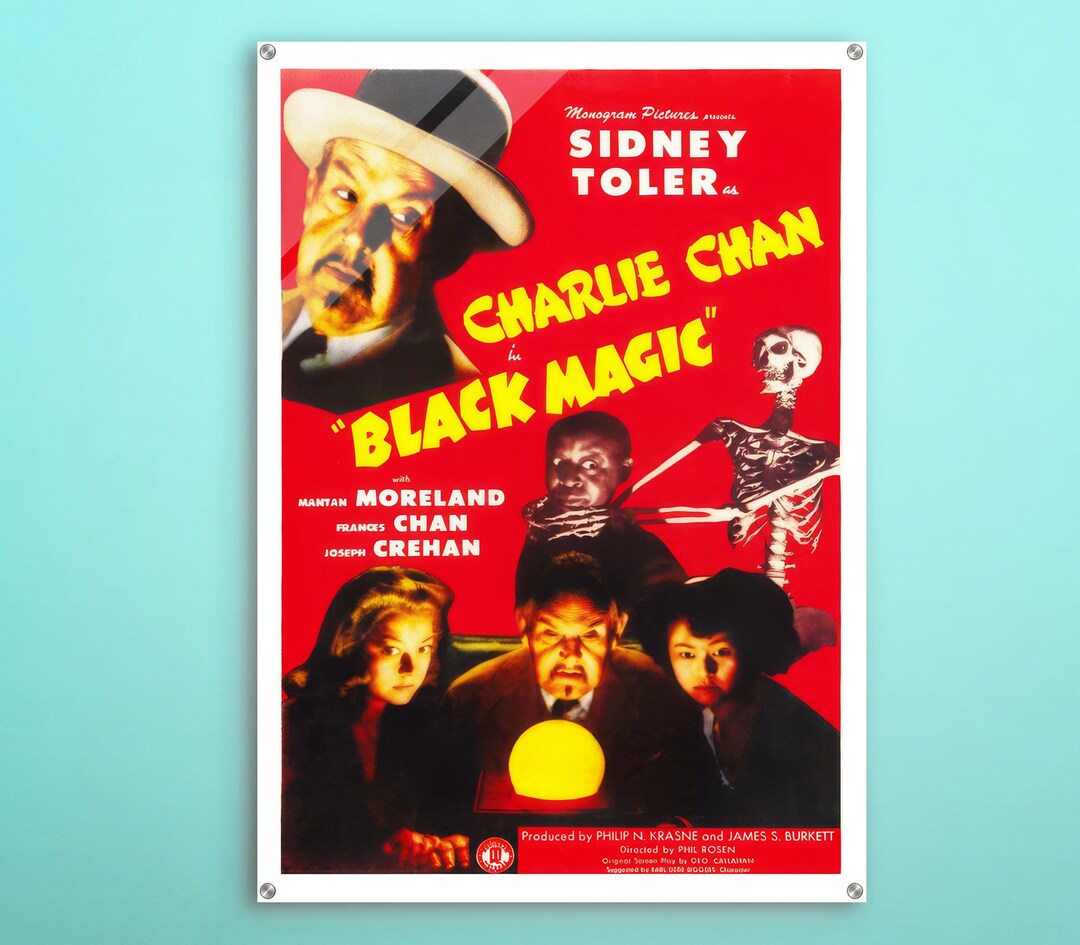 Black Magic American Acrylic Poster, Great Movie Wall Art of This ...