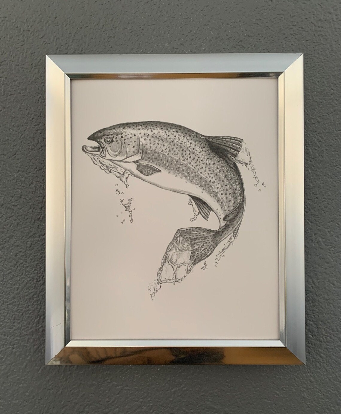 Rainbow Trout Print - Etsy