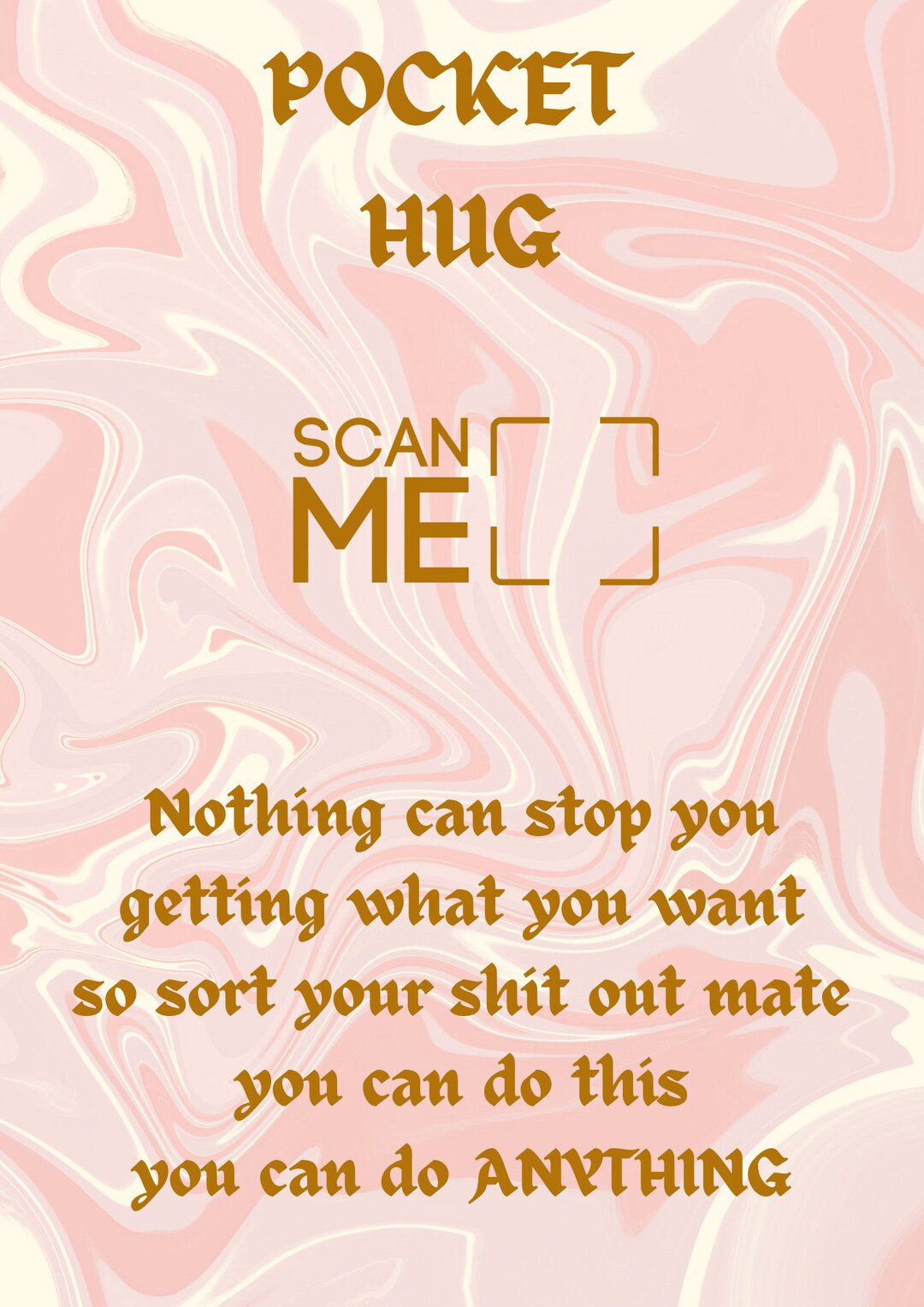 Funny Pocket Hug Cards. Pocket Hug Card Template. Digital Download ...