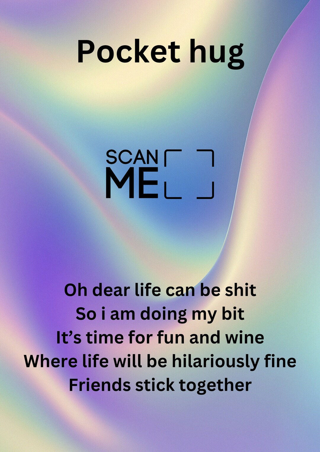 Funny Pocket Hug Cards. Pocket Hug Card Template. Cricut Card Template ...