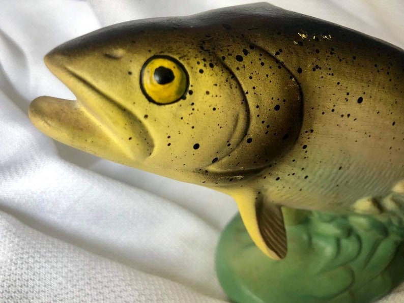 Japanese Mid-century Ceramic Trout Fish Planter is a Vintage ...