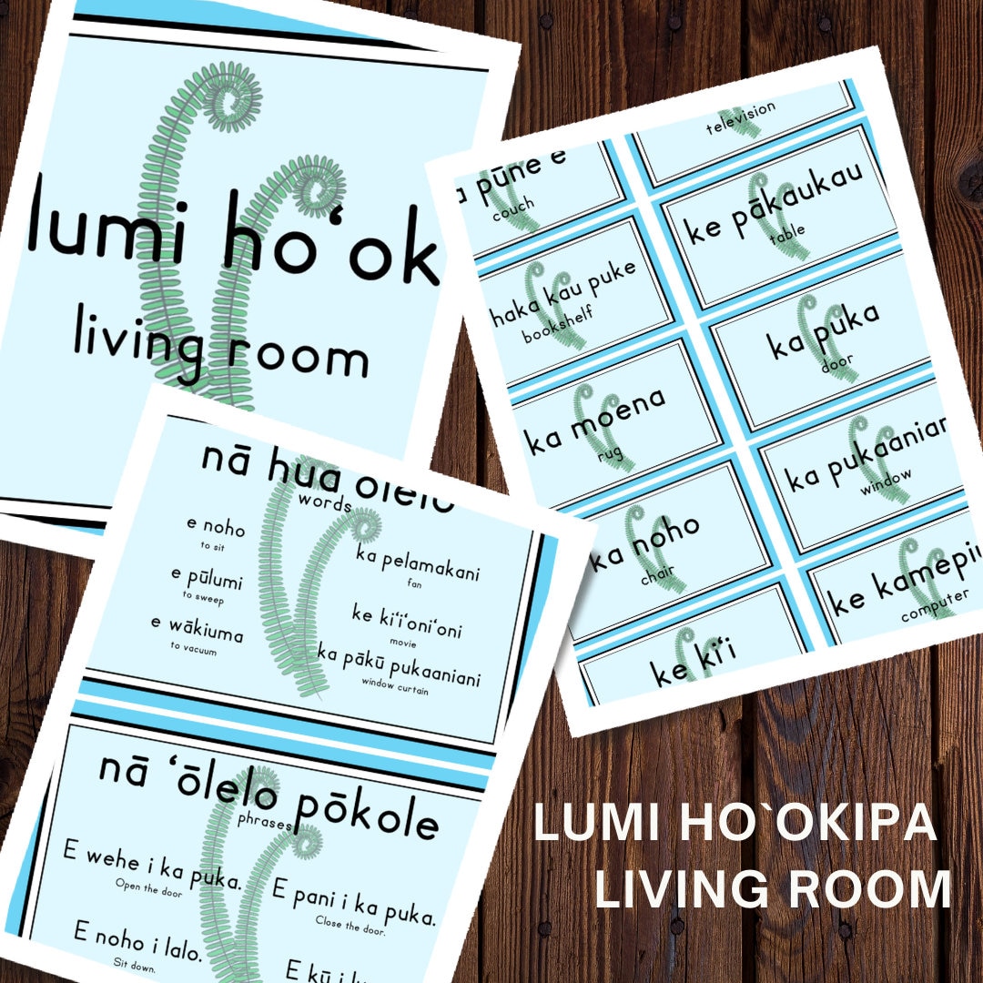 Lepili ʻŌlelo Hawaiʻi- Hale ( Hawaiian Labels- the Home) - Etsy