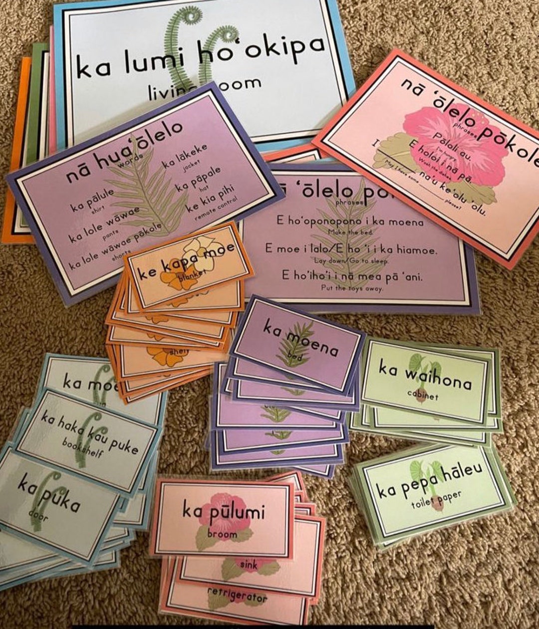 Lepili ʻŌlelo Hawaiʻi- Hale ( Hawaiian Labels- the Home) - Etsy