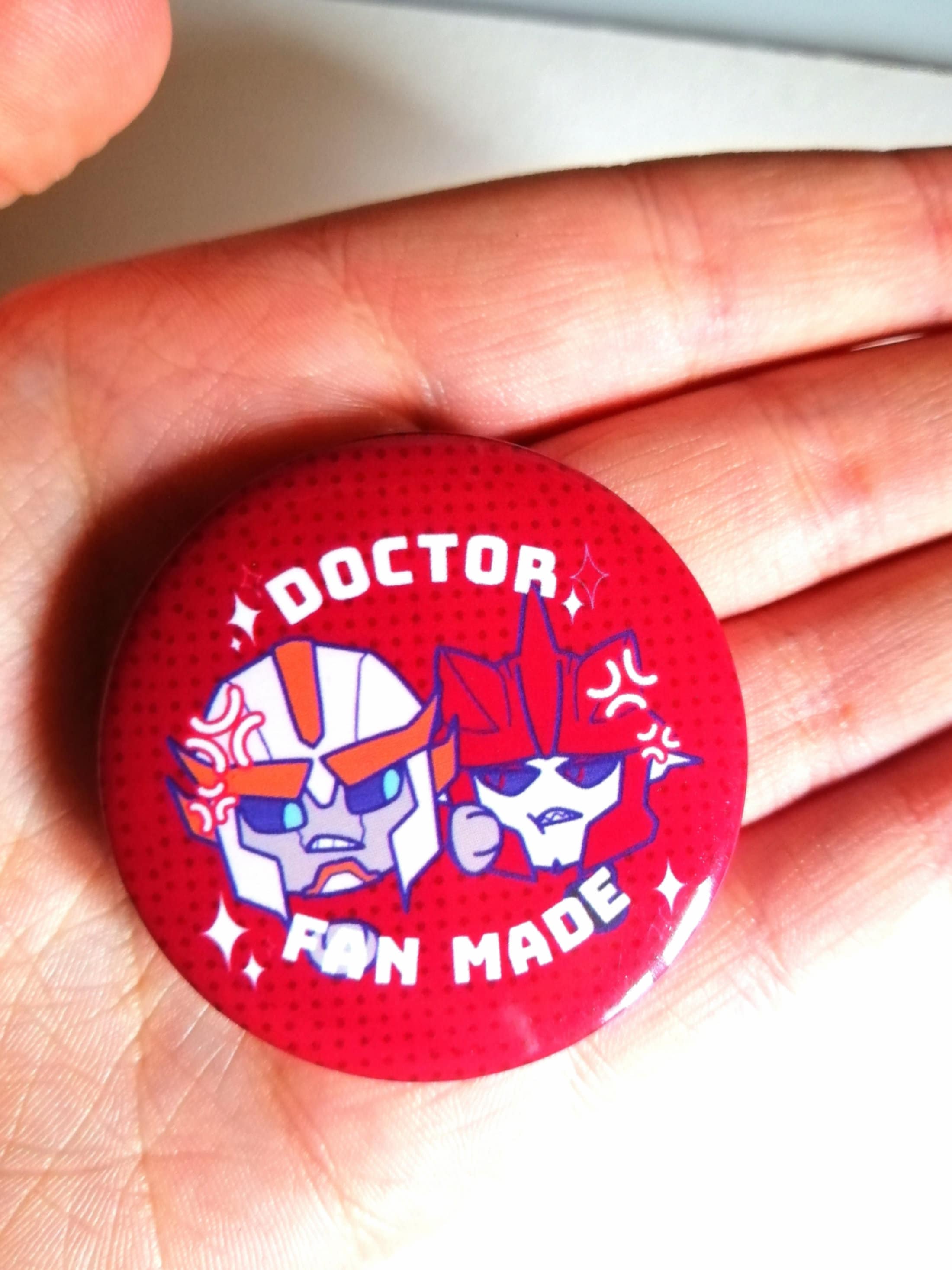 Button Pins Doctor Fan Made - Etsy