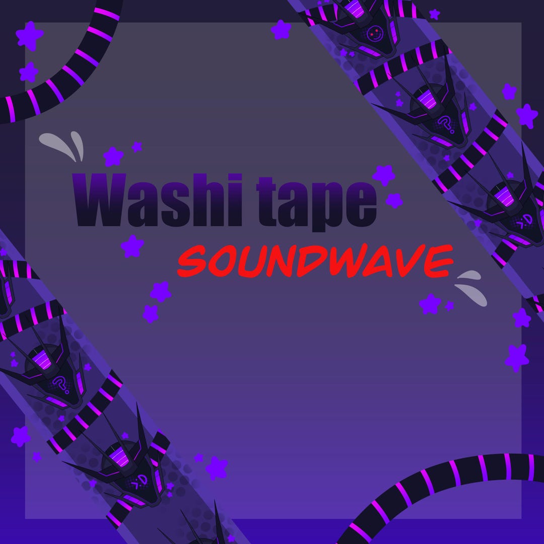 Washi Tape Tfp Soundwave - Etsy