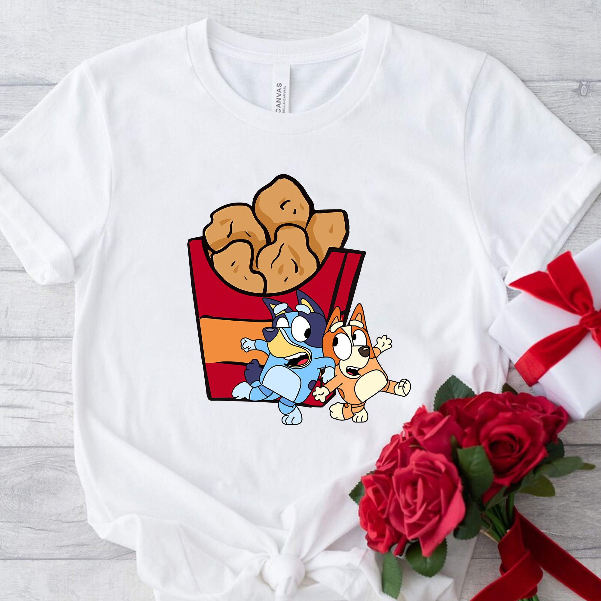 Running on Bluey and Iced Coffee PNG, Blue Dog Valentines Day Png ...