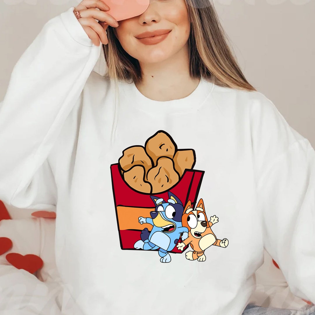 Running on Bluey and Iced Coffee PNG, Blue Dog Valentines Day Png ...