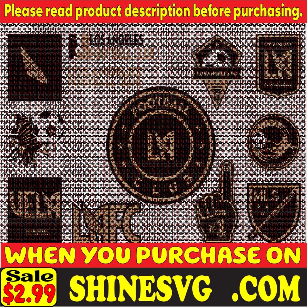 Los-angeles-soccer Team Svg, Los Angeles Svg, M L S Teams Svg, M L S ...