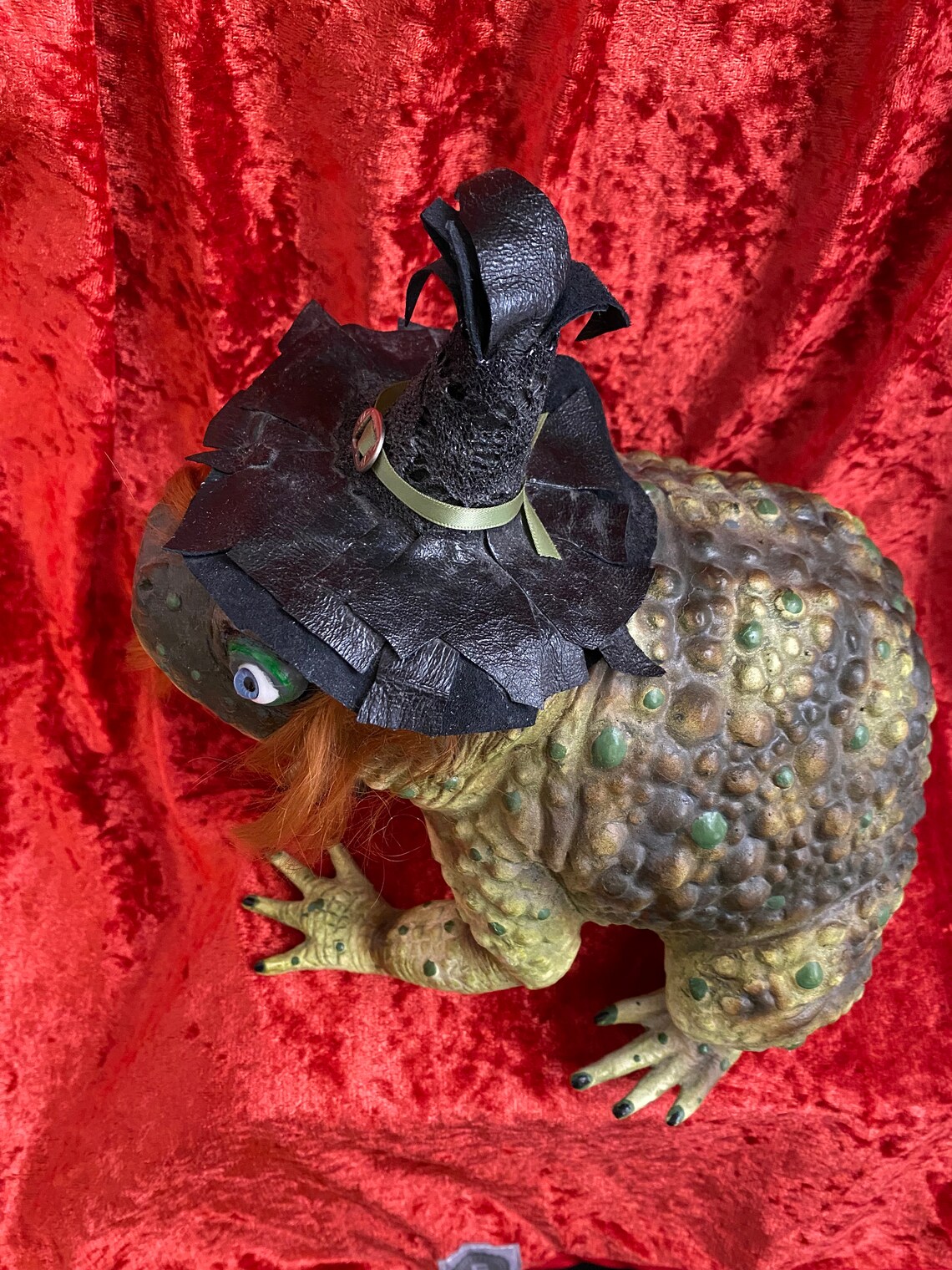 Witch Toad Prop Witches Familiar Ooak Halloween Magical | Etsy