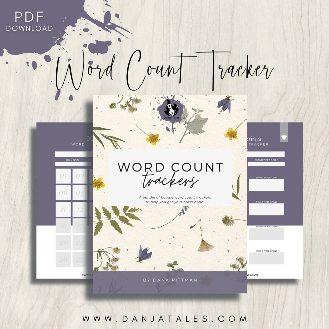 Word Count Tracker Habit Tracker Author Resources Writer Resources ...