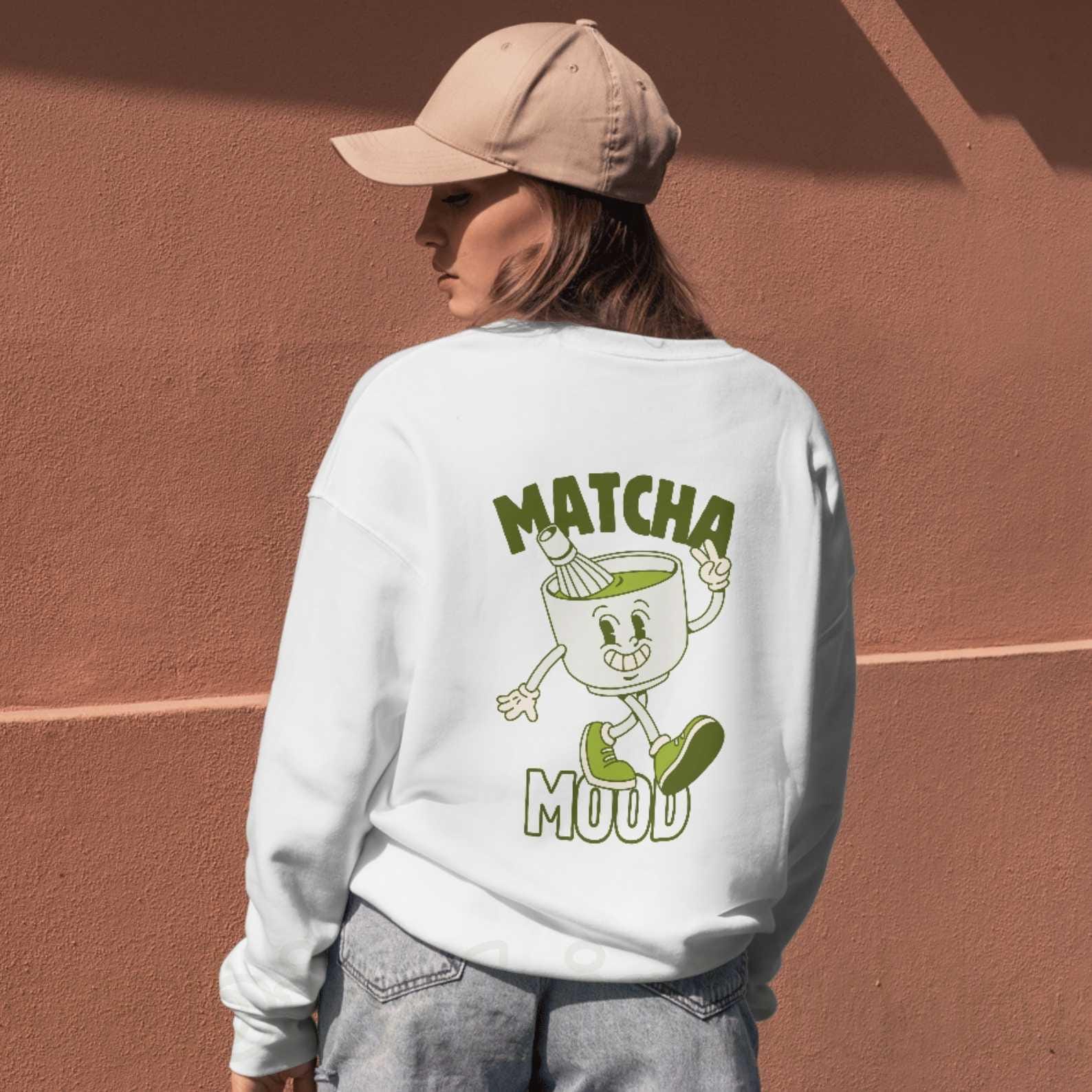 Matcha Mood PNG - Matcha Shirt Design - Matcha Sublimation - Retro Png ...