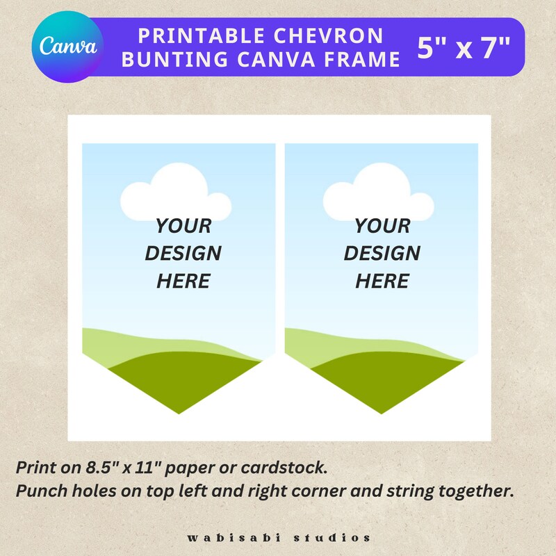 Chevron Pennant - Etsy