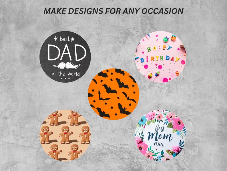 Cupcake Topper Canva Frame Printable Cupcake Topper Product Mockup