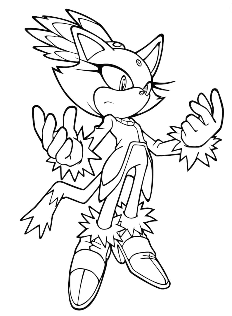 Sonic Coloring Pages (104 Pictures) *digital Download* - Etsy