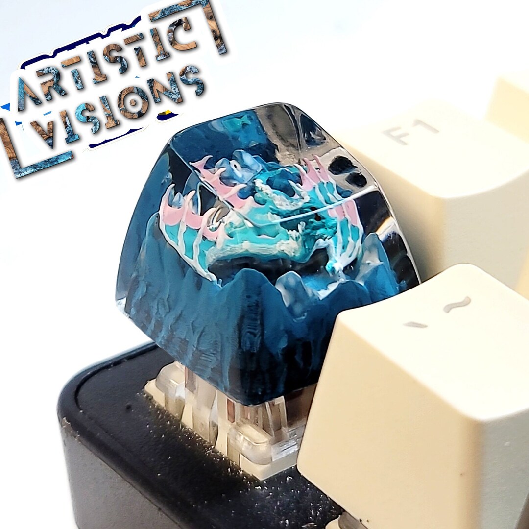 GOT Dragon Keycap, Dragon Bone , Artisan Keycap, Custom Keycap, Keycap ...