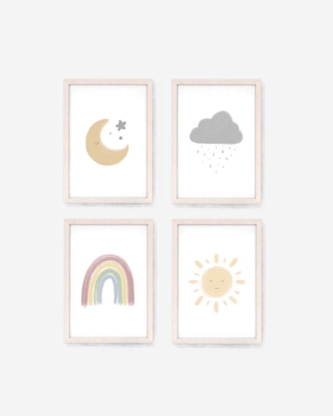 PRINTABLE Weather Wall Art for Nursery, Playroom or Kids Room Wall ...