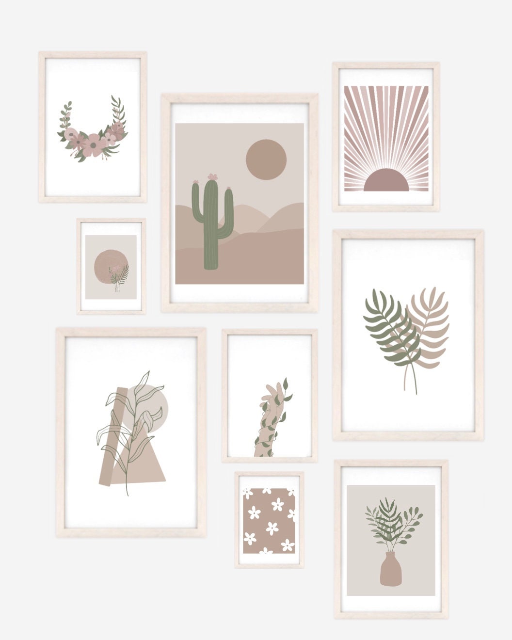 PRINTABLE Boho Style Wall Art Wall Decor for Bedroom, Living Room and ...