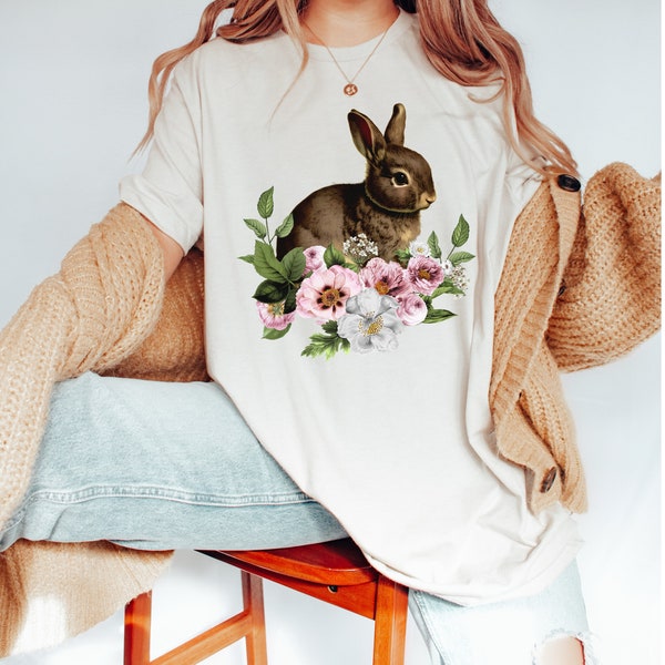 Floral Bunny - Etsy
