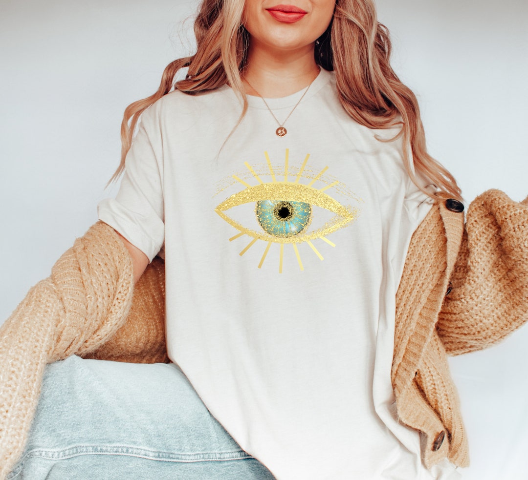 Evil Eye Shirt, Lucky Evil Eye Women's Clothing, Trendy All Seeing Eye ...
