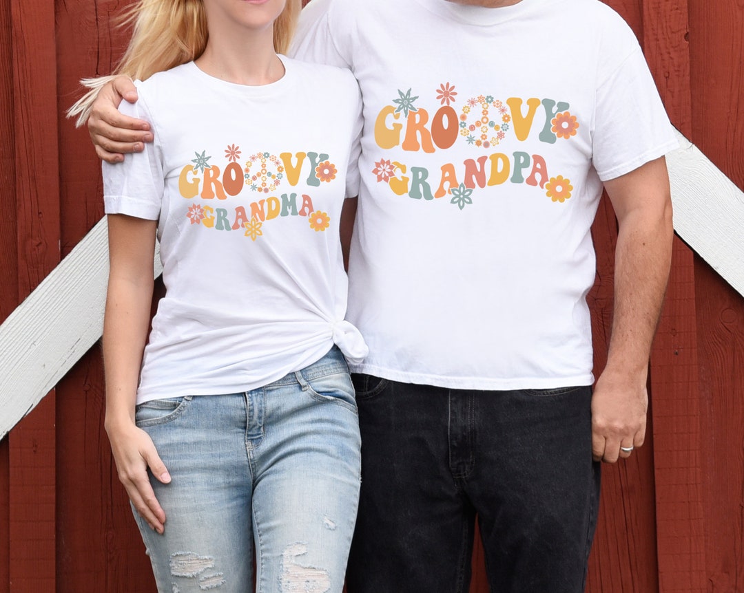 Groovy Grandpa Shirt, Hippie Grandpa Shirt, Flower Power Grandpa Shirt ...