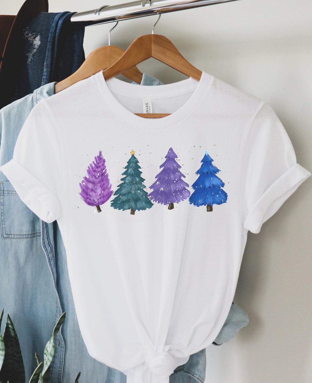 Christmas Trees Shirt, Pine Trees Shirt, Christmas Family Shirt, Gift ...